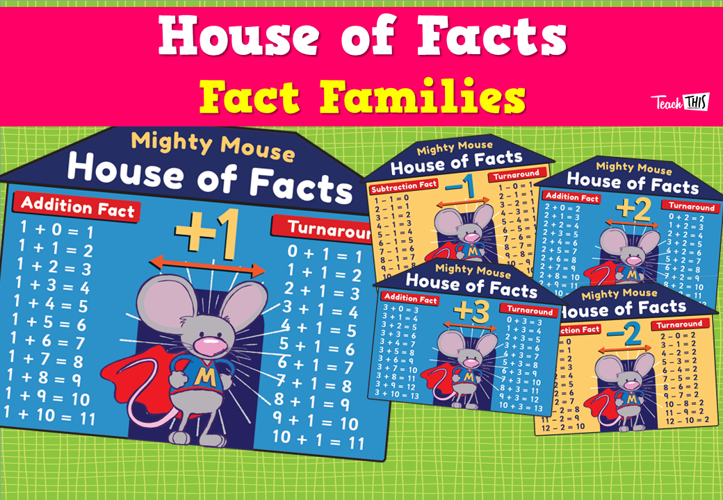House of Facts - Fact Families :: Teacher Resources and Classroom Games ...