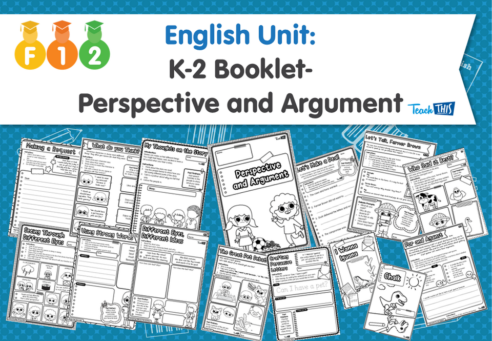 English Unit: K-2 Booklet- Perspective and Argument :: Teacher ...