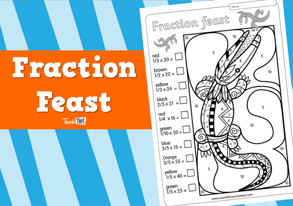 Fraction Feast :: Teacher Resources and Classroom Games :: Teach This
