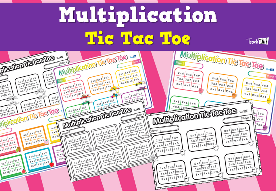 Multiplication Tic Tac Toe :: Teacher Resources and Classroom Games ...