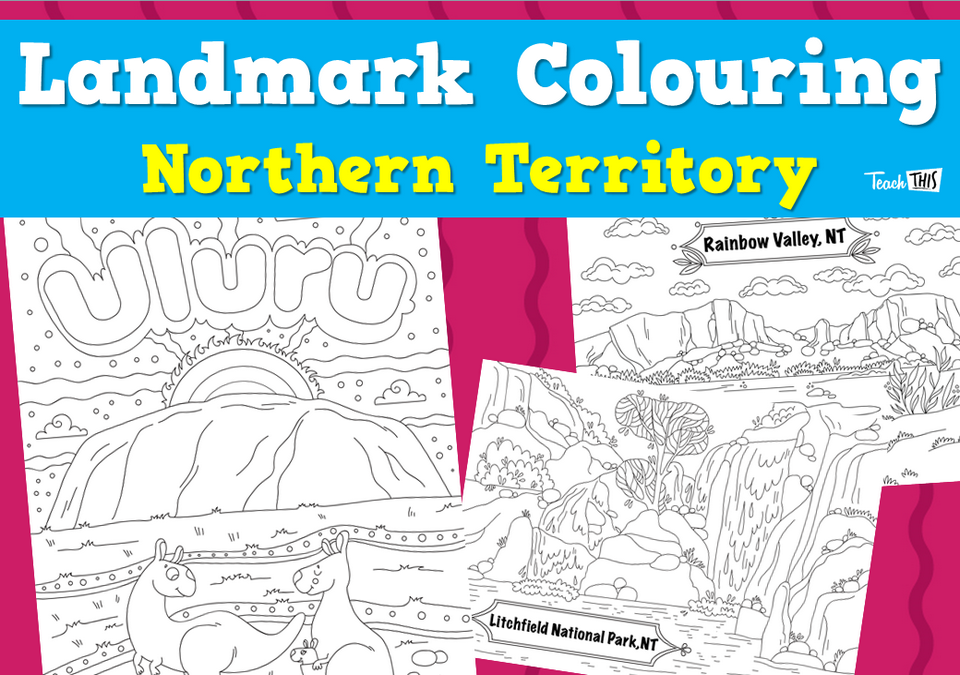 Landmark Colouring - Northern Territory :: Teacher Resources and ...