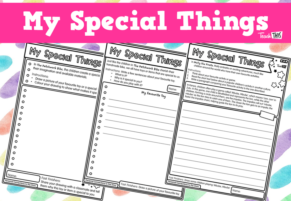 My Special Things :: Teacher Resources and Classroom Games :: Teach This