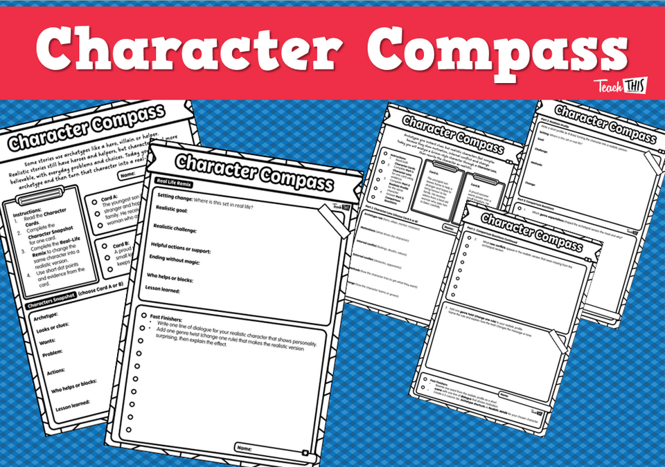 Character Compass :: Teacher Resources and Classroom Games :: Teach This
