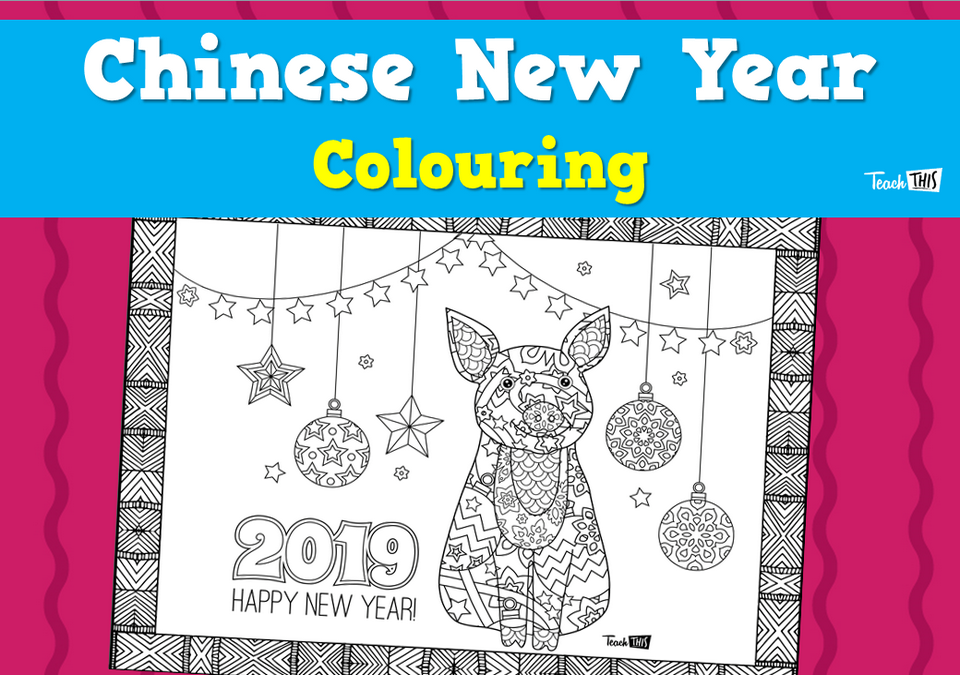 Chinese New Year - Colouring :: Teacher Resources and Classroom Games ...