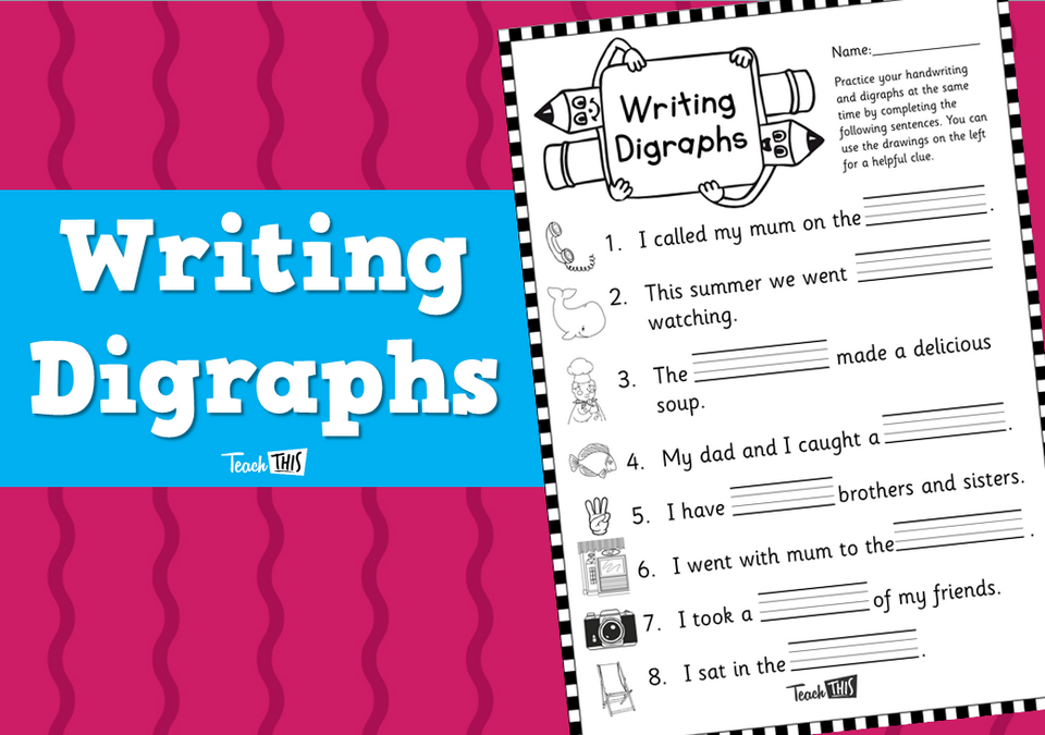 Writing Digraphs :: Teacher Resources and Classroom Games :: Teach This