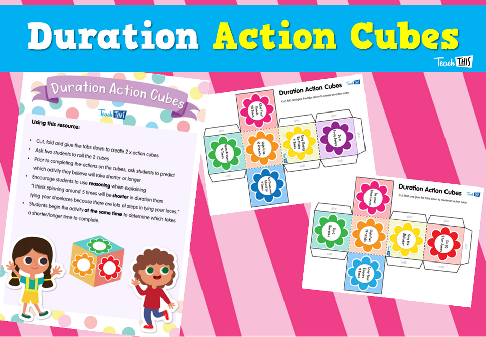 Duration Action Cubes :: Teacher Resources and Classroom Games :: Teach ...