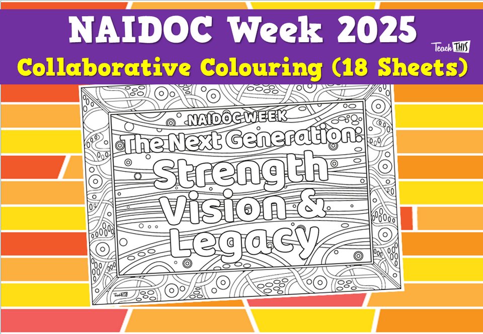 NAIDOC Week 2025 - Collaborative Colouring (18 Sheets) :: Teacher ...