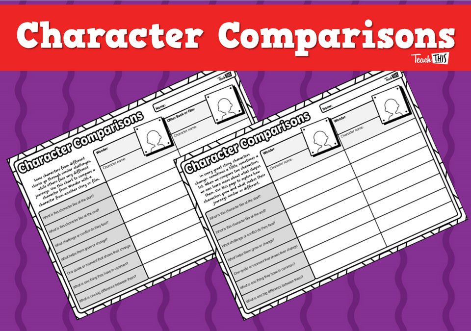 Character Comparisons :: Teacher Resources and Classroom Games :: Teach ...