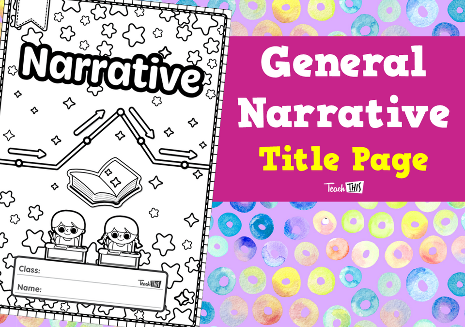 General Narrative - Title Page :: Teacher Resources and Classroom Games ...