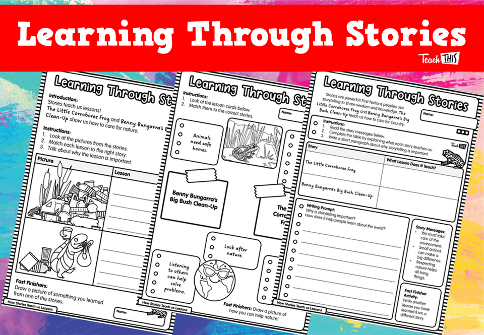 Learning Through Stories :: Teacher Resources and Classroom Games :: Teach This