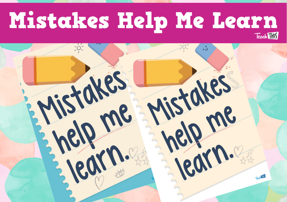 Mistakes Help Me Learn :: Teacher Resources and Classroom Games ...