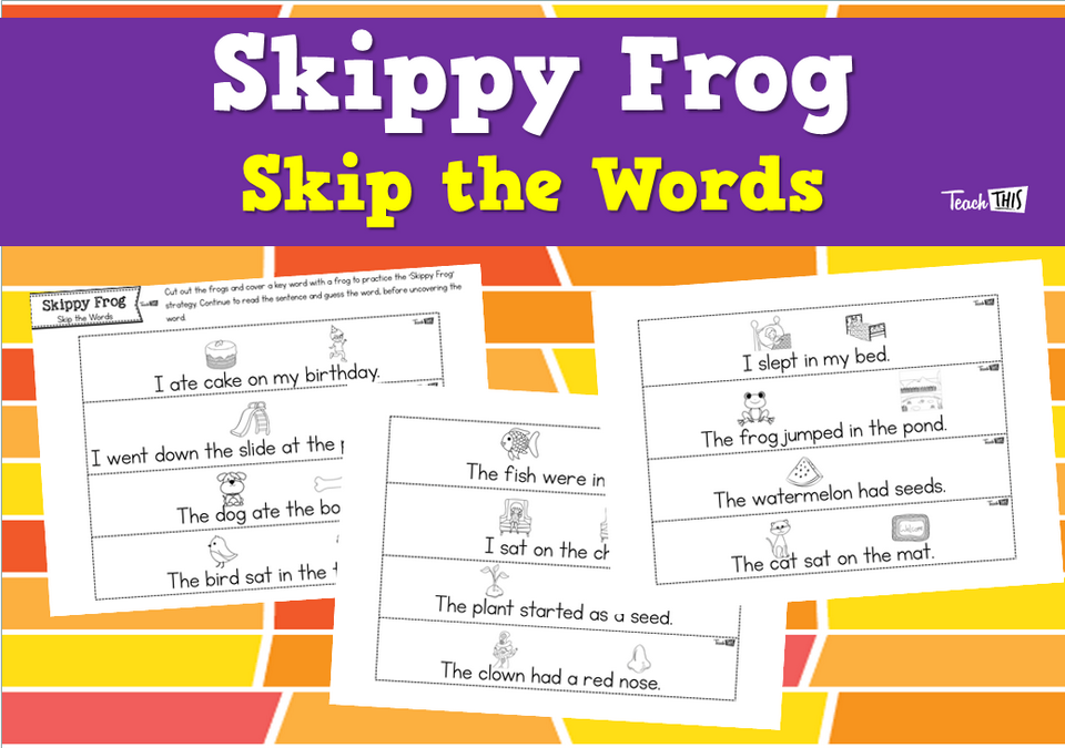 Skippy Frog - Skip the Words :: Teacher Resources and Classroom Games ...