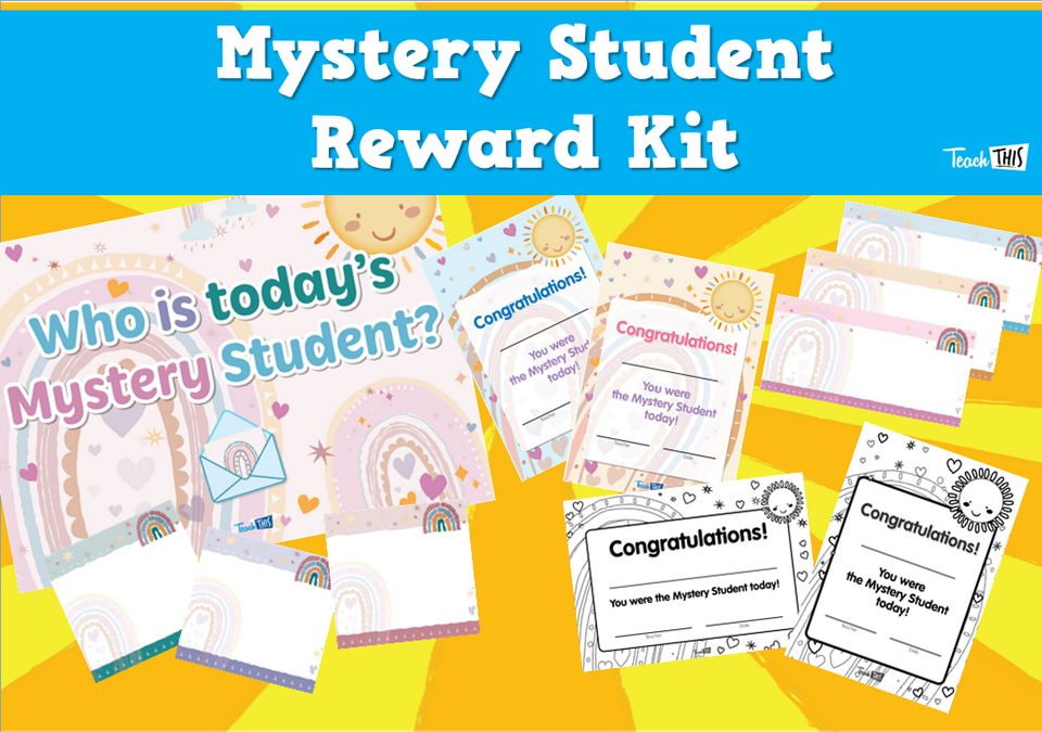 Mystery Student Reward Kit :: Teacher Resources and Classroom Games ...