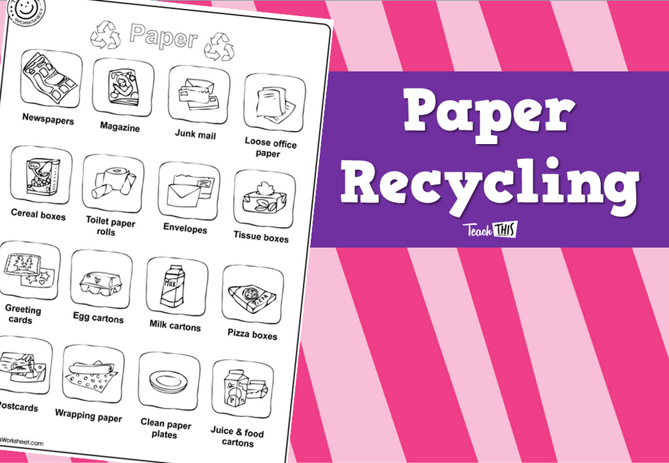 Paper Recycling :: Teacher Resources and Classroom Games :: Teach This