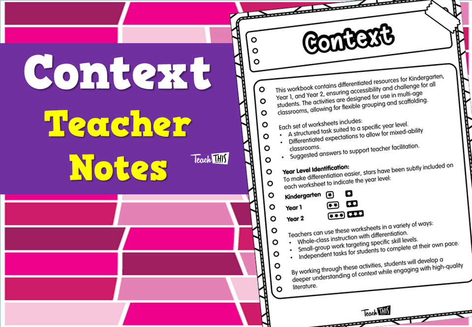 Context - Teacher Notes :: Teacher Resources and Classroom Games ...