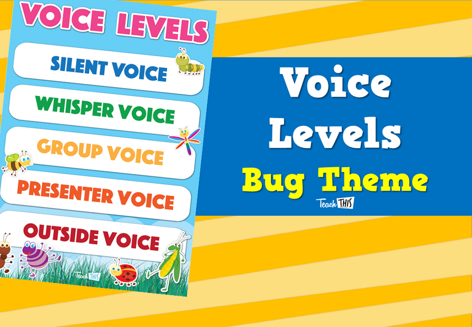 Voice Levels - Bug Theme :: Teacher Resources and Classroom Games ...