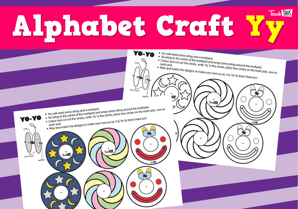Alphabet Craft Yy :: Teacher Resources and Classroom Games :: Teach This