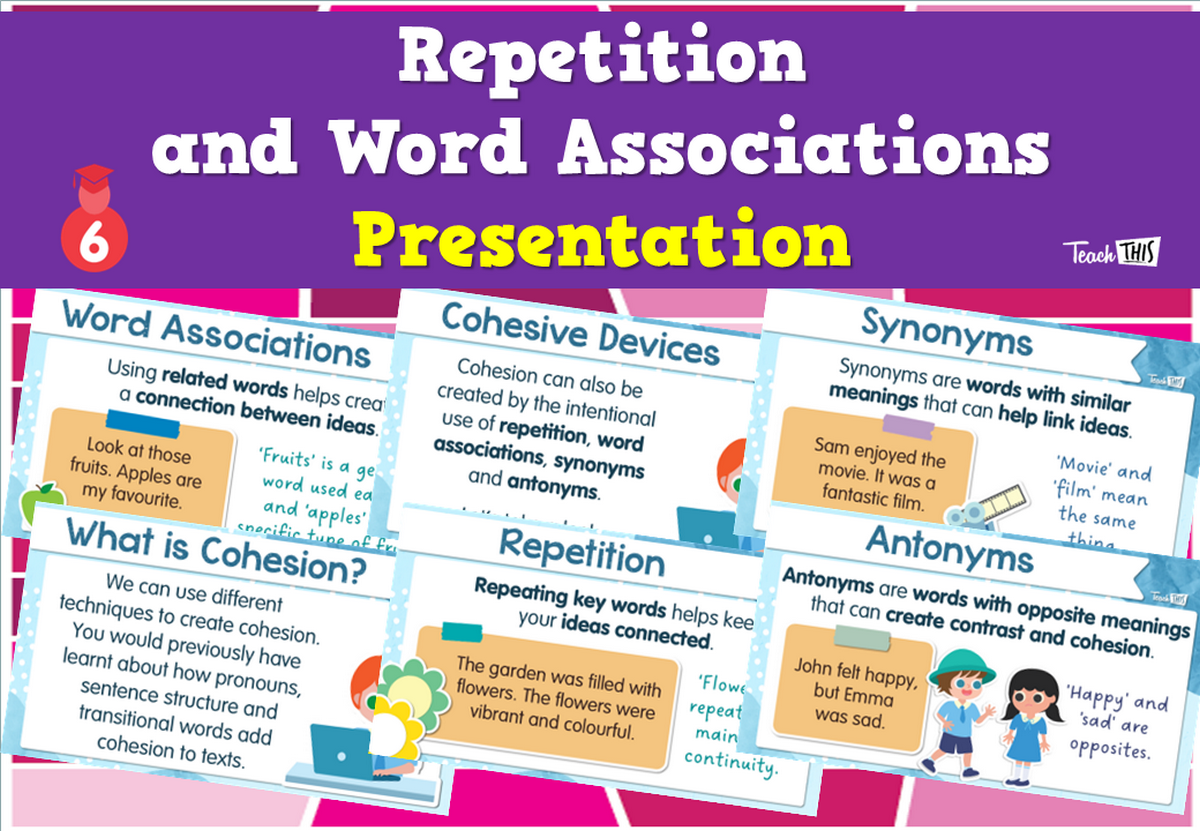 Repetition and Word Associations - Presentation :: Teacher Resources ...