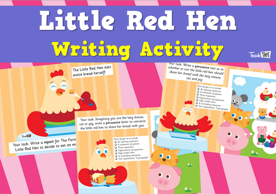 Little Red Hen - Writing Activity :: Teacher Resources and Classroom ...