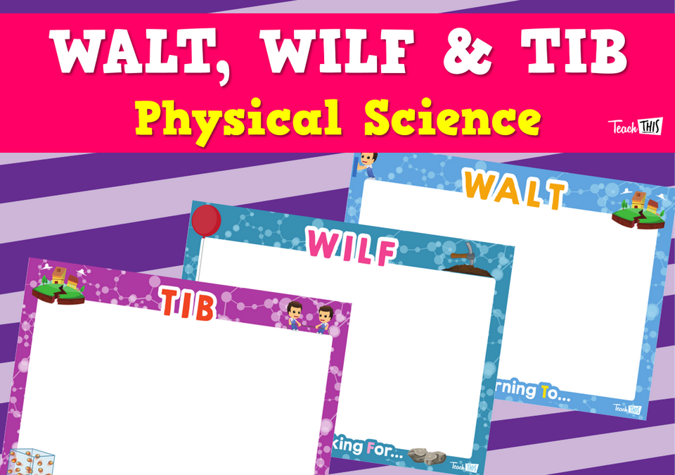 Walt Wilf And Tib Physical Science Teacher Resources And Classroom Games Teach This