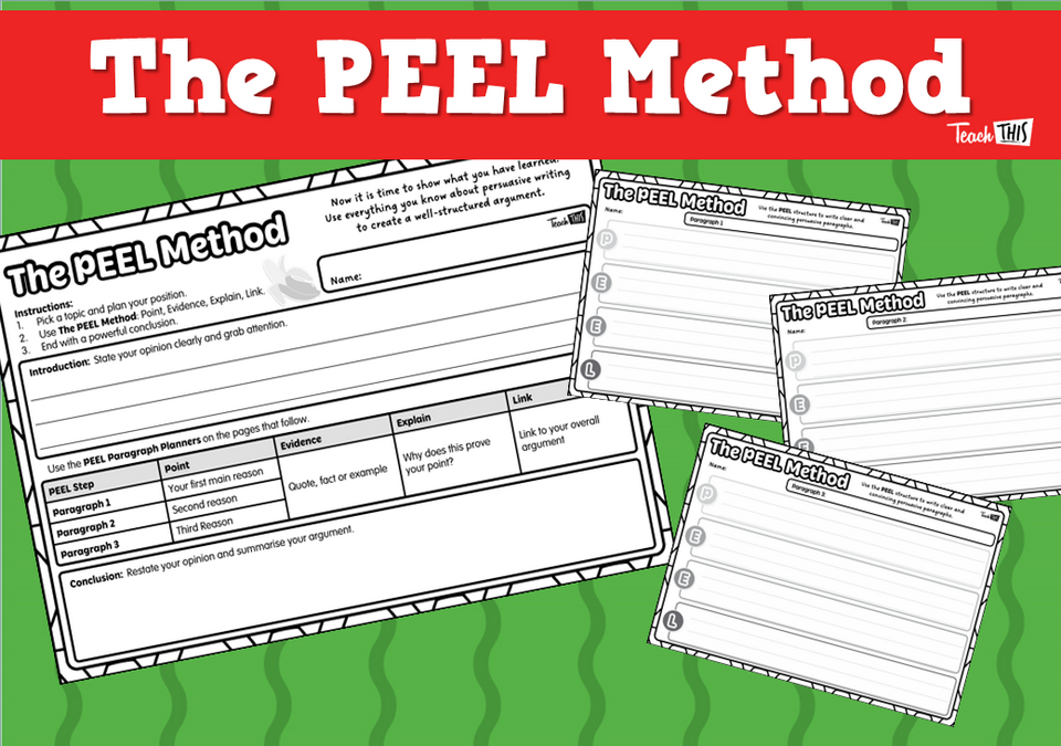 The PEEL Method :: Teacher Resources and Classroom Games :: Teach This