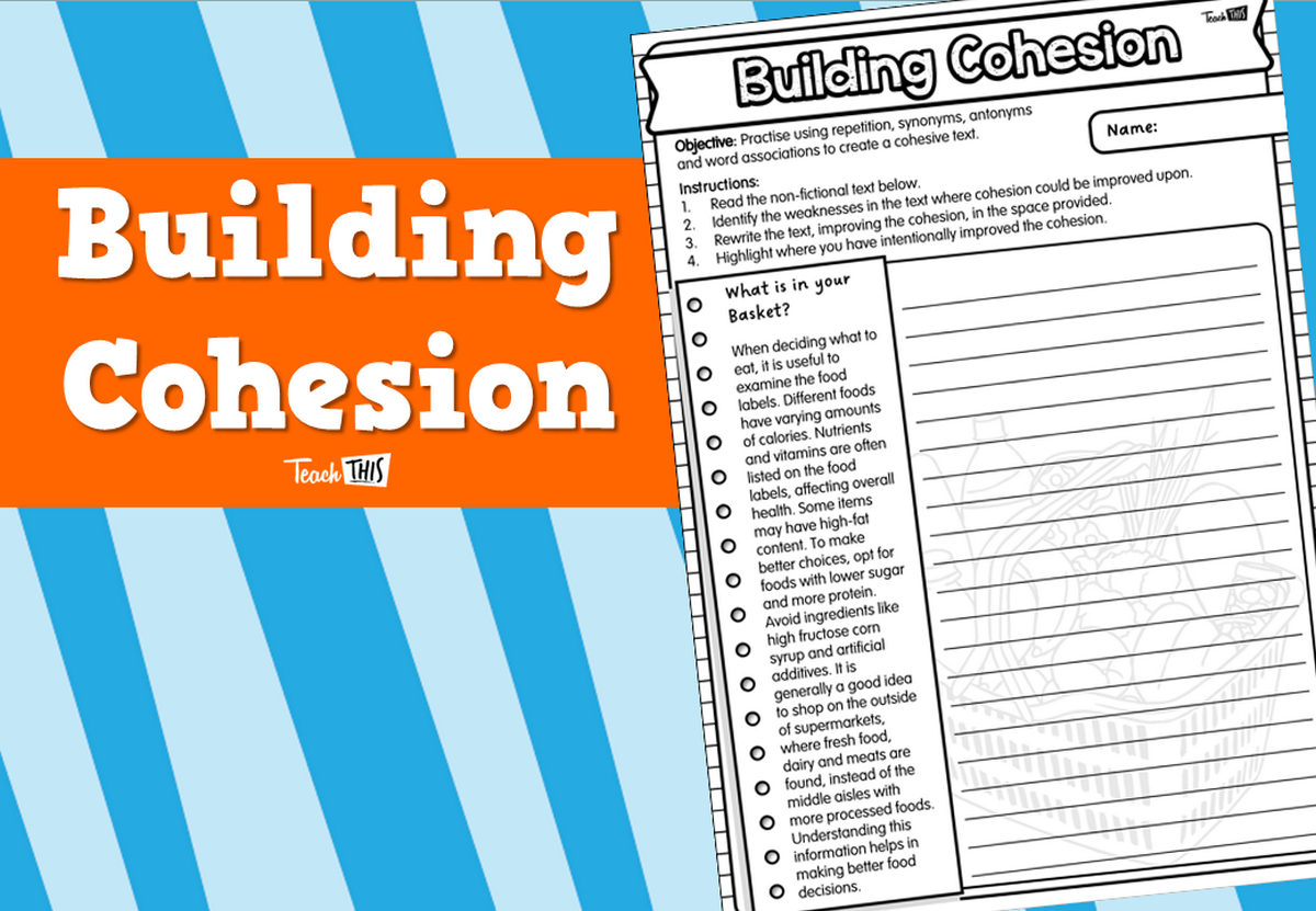 Building Cohesion :: Teacher Resources and Classroom Games :: Teach This