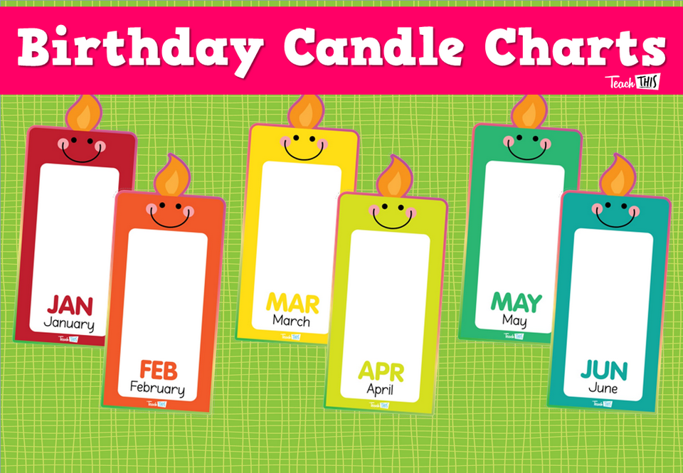 Birthday Candle Charts :: Teacher Resources and Classroom Games ...