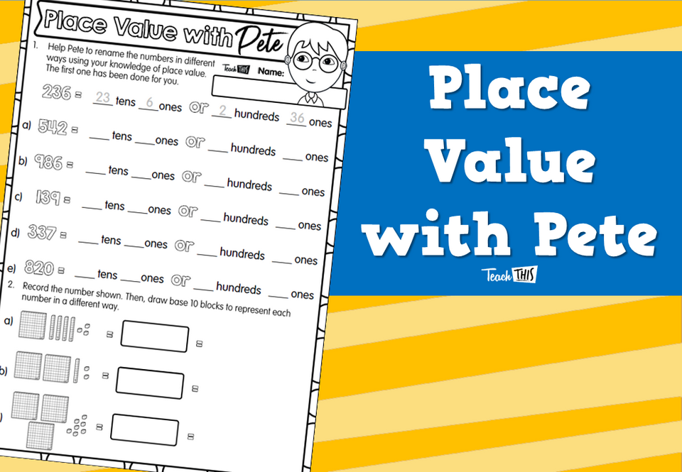 Place Value with Pete :: Teacher Resources and Classroom Games :: Teach ...