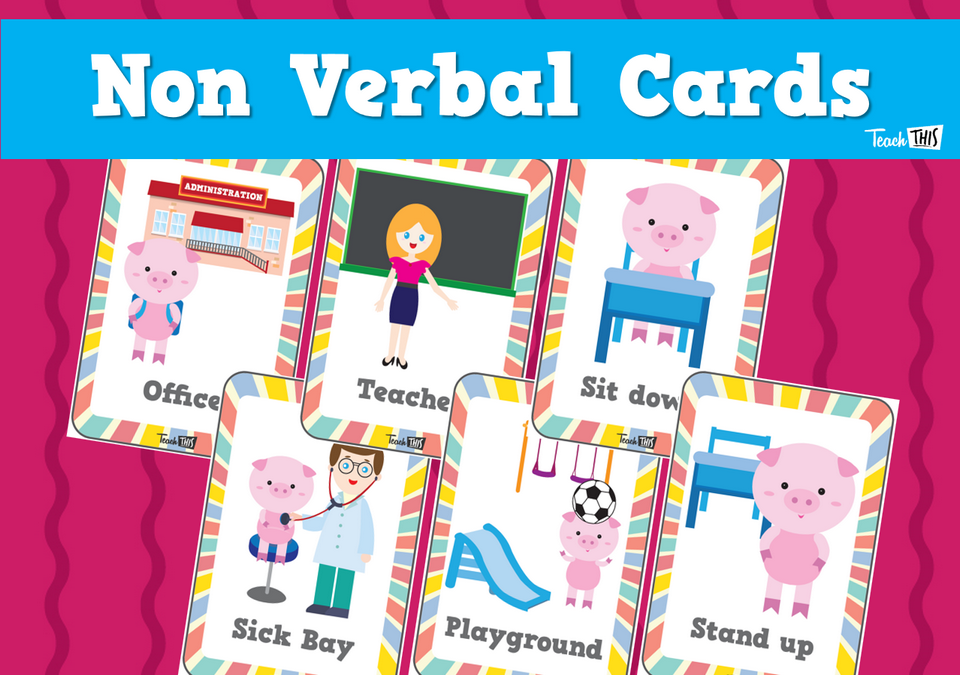 Non Verbal Cards :: Teacher Resources and Classroom Games :: Teach This