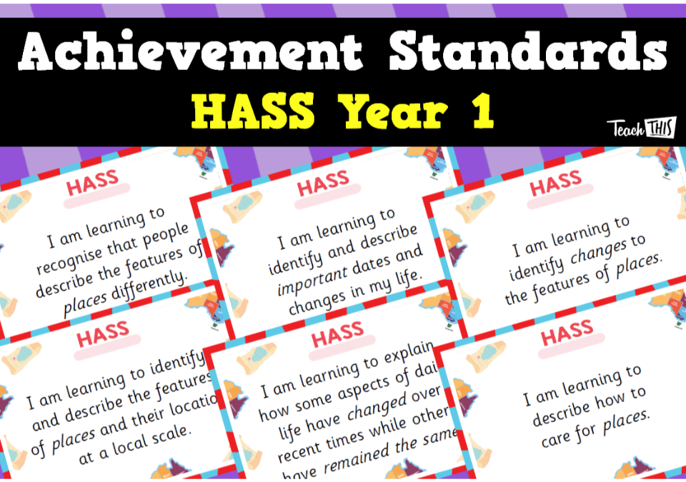 Achievement Standards - HASS Year 1 :: Teacher Resources and Classroom ...