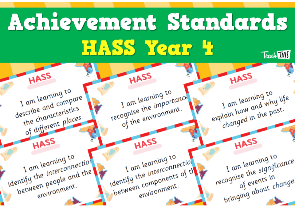 Achievement Standards - HASS Year 4 :: Teacher Resources and Classroom ...