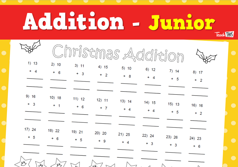 Addition - Junior :: Teacher Resources and Classroom Games :: Teach This