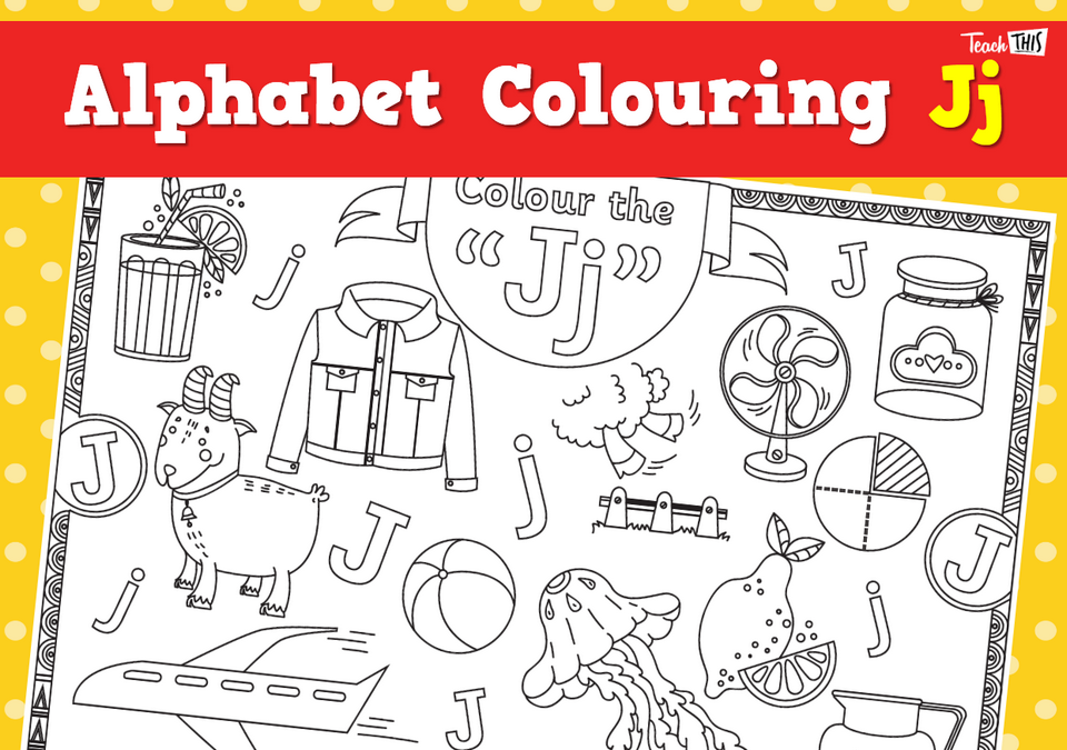 Alphabet Colouring Jj :: Teacher Resources and Classroom Games :: Teach ...