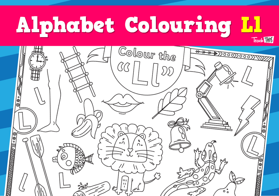 Alphabet Colouring Ll :: Teacher Resources and Classroom Games :: Teach ...