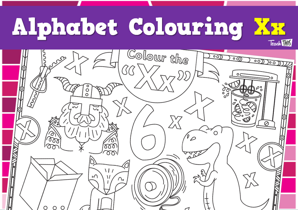 Alphabet Colouring Xx :: Teacher Resources and Classroom Games :: Teach ...