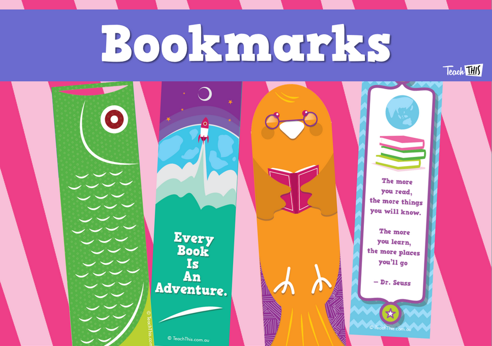 Bookmarks :: Teacher Resources and Classroom Games :: Teach This