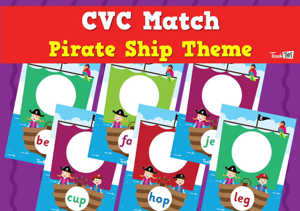 CVC Pirate Ship Match :: Teacher Resources and Classroom Games :: Teach ...