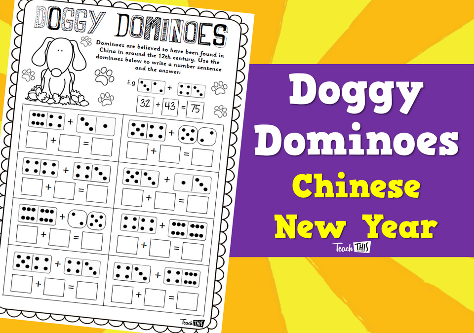 Chinese New Year - Doggy Dominoes :: Teacher Resources and Classroom ...