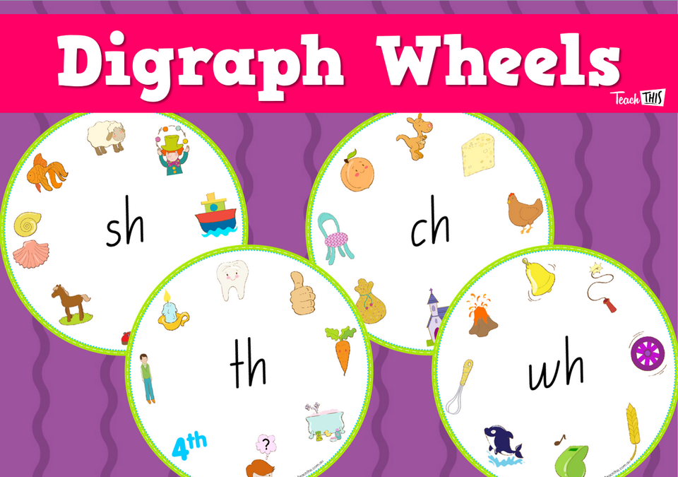 Digraph Wheels :: Teacher Resources and Classroom Games :: Teach This