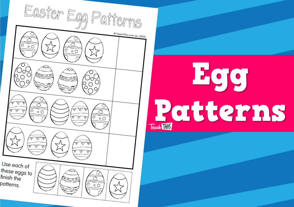 Egg Patterns :: Teacher Resources and Classroom Games :: Teach This