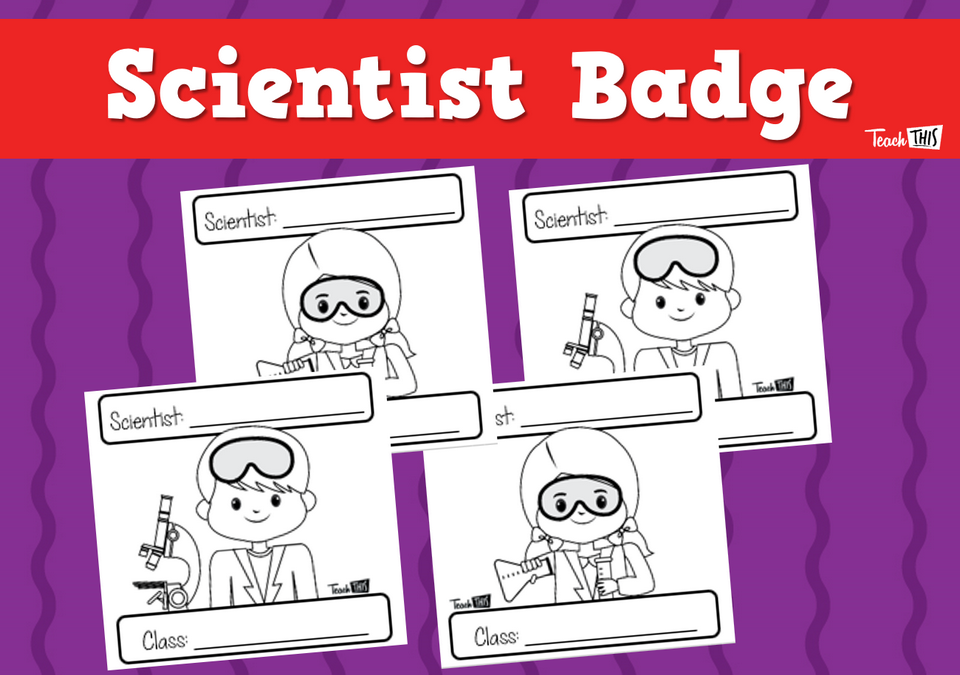 Scientist Badge :: Teacher Resources and Classroom Games :: Teach This