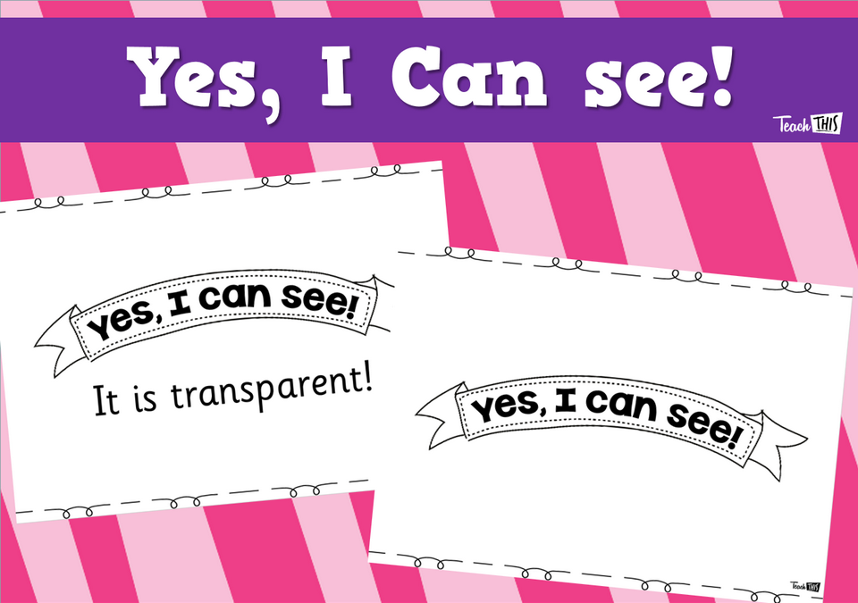 Yes, I Can See! - Worksheet :: Teacher Resources and Classroom Games ...