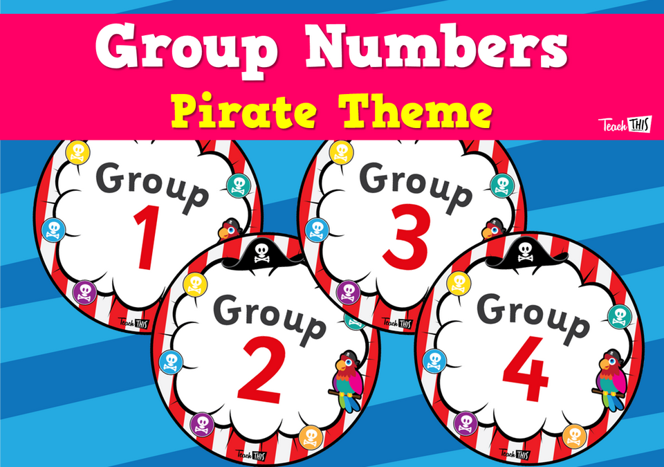 Group Numbers - Pirate :: Teacher Resources and Classroom Games ...