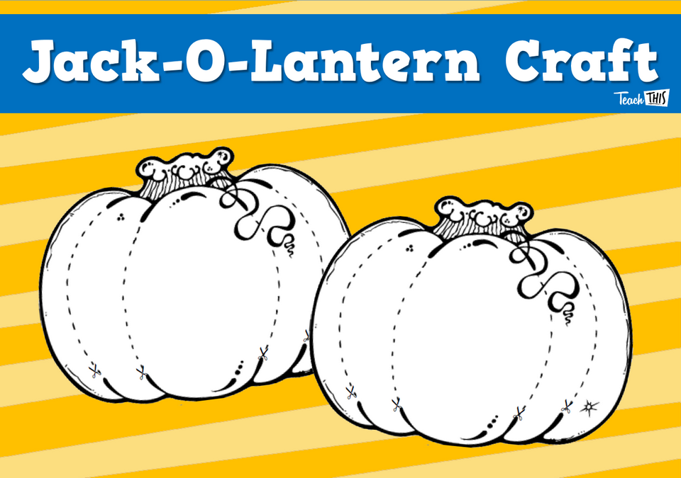 Jack-o-lantern craft :: Teacher Resources and Classroom Games :: Teach This