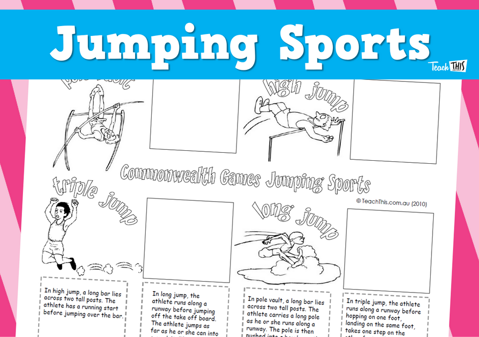 Jumping Sports :: Teacher Resources and Classroom Games :: Teach This