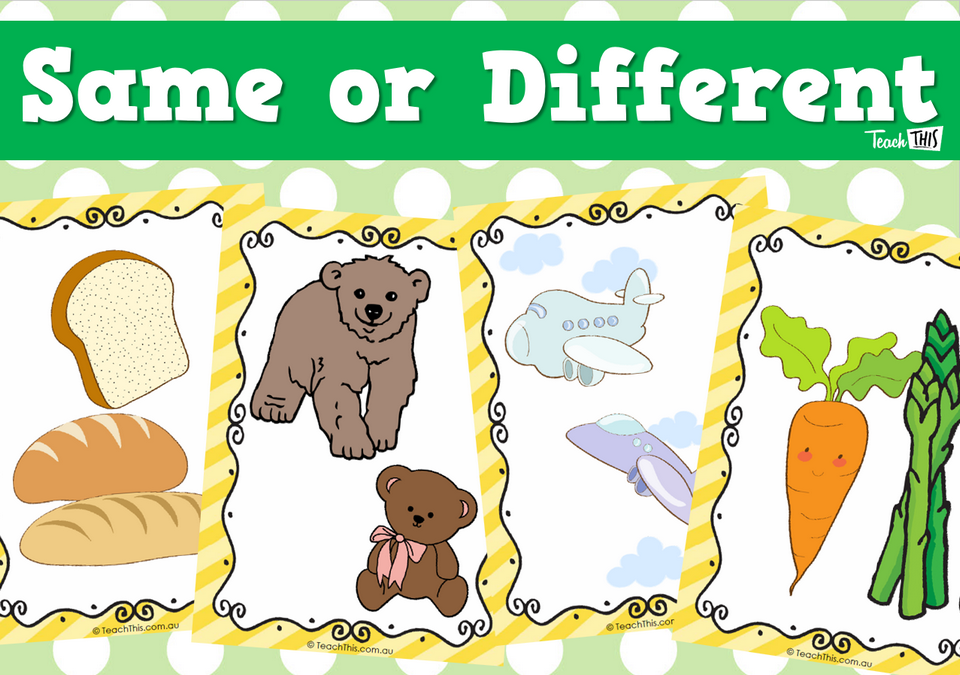 Same or Different :: Teacher Resources and Classroom Games :: Teach This