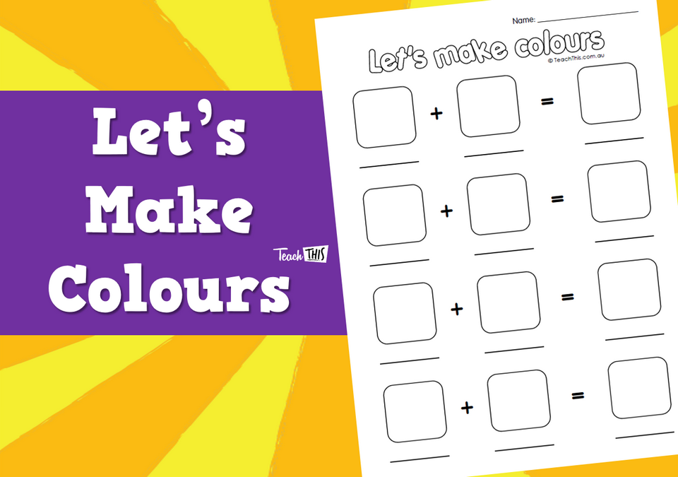 Lets Make Colours :: Teacher Resources and Classroom Games :: Teach This