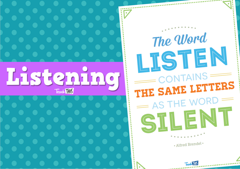Listening Quote :: Teacher Resources and Classroom Games :: Teach This