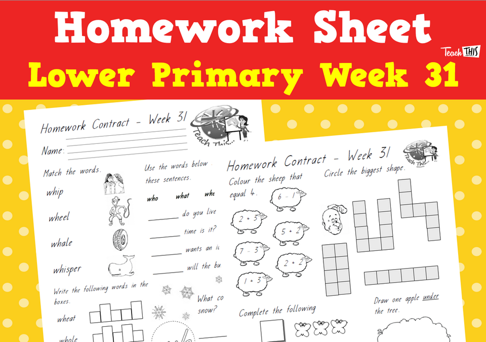 Lower Week 31 :: Teacher Resources and Classroom Games :: Teach This