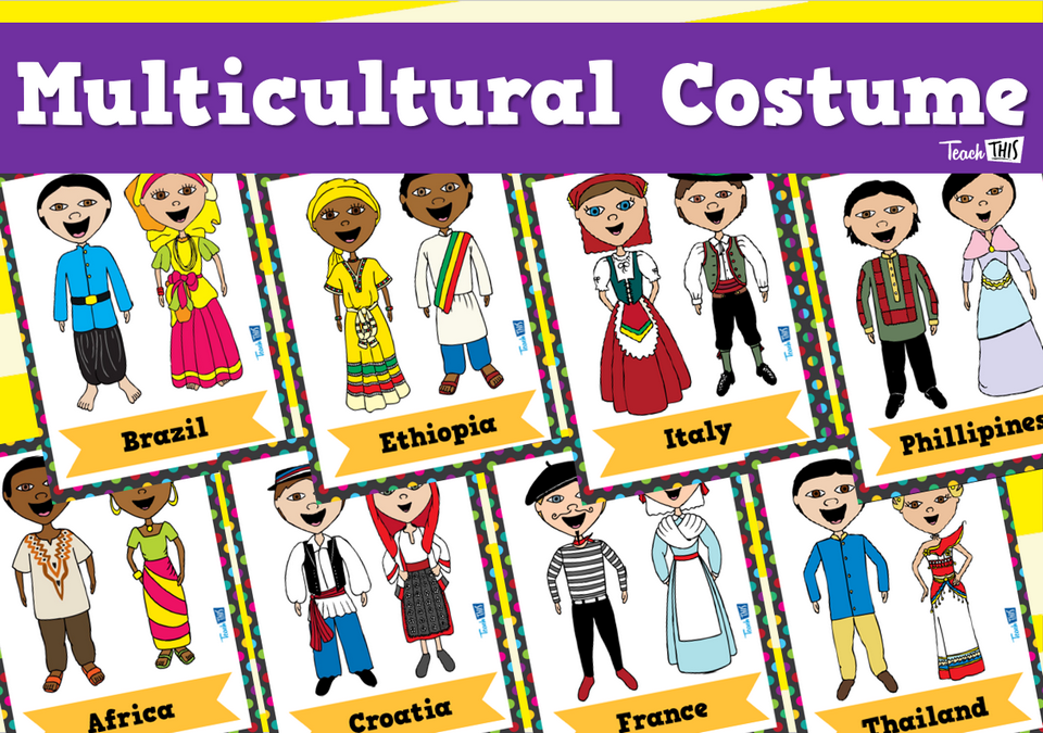 Multicultural Costume - Posters :: Teacher Resources and Classroom ...